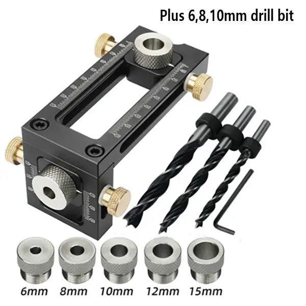 WoodyLock® Universal Cross Dowel Flat Head Screw Jig